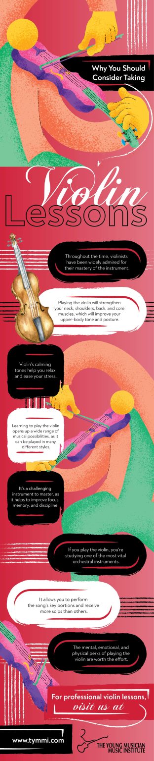 Why you should consider taking violin lessons - Infographic