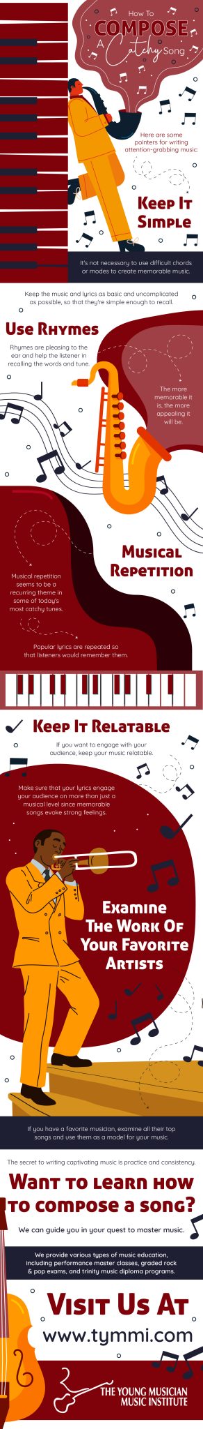 How To Compose A Catchy Song - Infographic